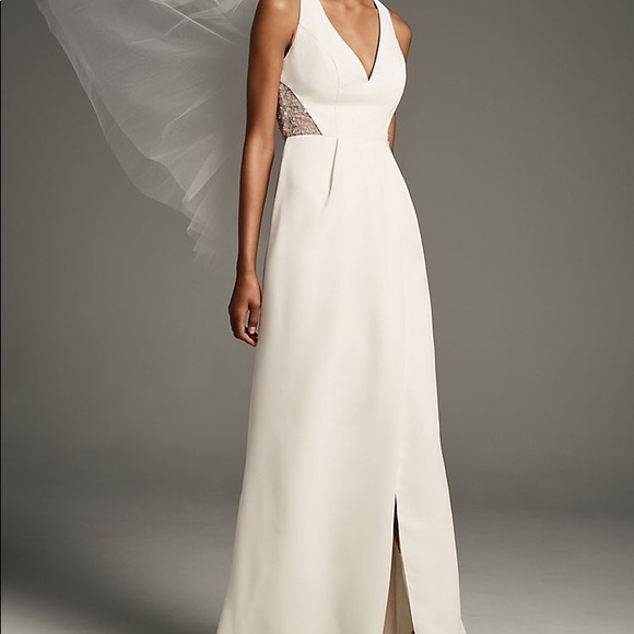 White by Vera Wang | Dresses | Nwt White By Vera Wang Modern Wedding ...